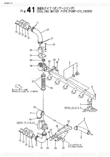 YANMAR 126604-44730 Mount - Palmer Power