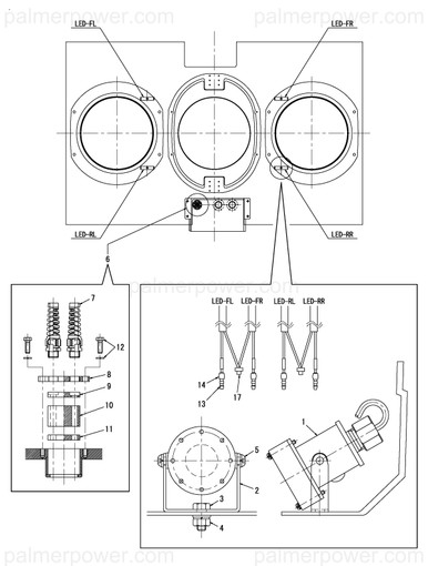 YANMAR 15T709-51990 Color A - Palmer Power