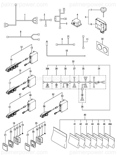 YANMAR 164000-97010 Jig,Ecu Base - Palmer Power