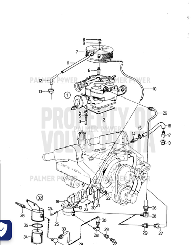 VOLVO PENTA 826493 Fuel Pump | PalmerPower