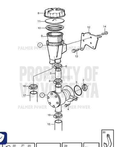 VOLVO PENTA 858467 Companion Flange | PalmerPower