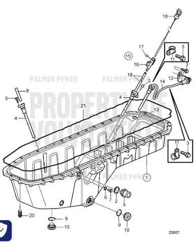 VOLVO PENTA 11423484 Dipstick Tube | PalmerPower