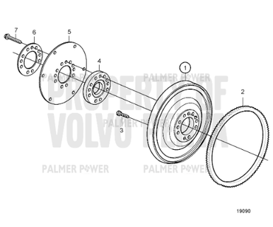 VOLVO PENTA 20460039 Diaphragm | PalmerPower