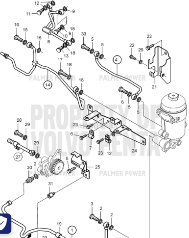 VOLVO PENTA 20460045 Clamp | PalmerPower