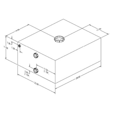 MOELLER 41230 30 Gallon Waste Tank (WT3001-90) | PalmerPower