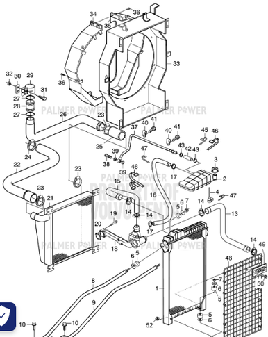 VOLVO PENTA 20585438 Charge Air Cooler | PalmerPower