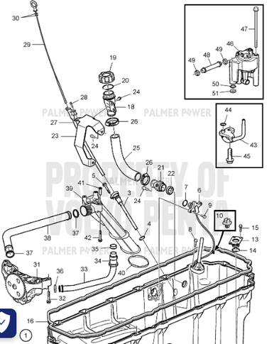VOLVO PENTA 20734156 Sealing Strip | PalmerPower