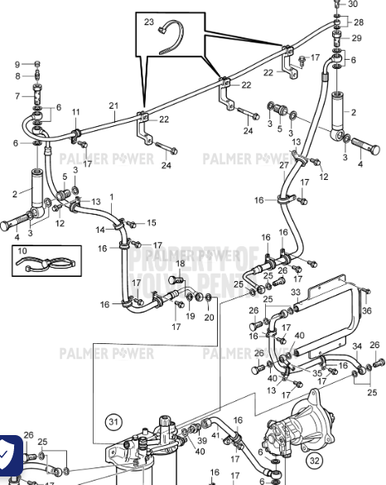 VOLVO PENTA 20902698 Tandem Pump | PalmerPower