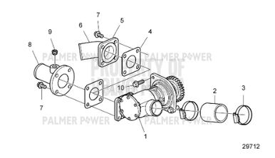 VOLVO PENTA 21120684 Pipe | Pipe Striaight Sea Water Inlet | PalmerPower