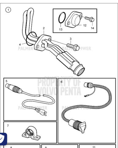 VOLVO PENTA 21233086 Quick Connecting Kit | PalmerPower