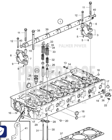VOLVO PENTA 21313544 Cylinder Head Gasket | PalmerPower