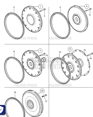 VOLVO PENTA 21340875 Flange Screw | PalmerPower