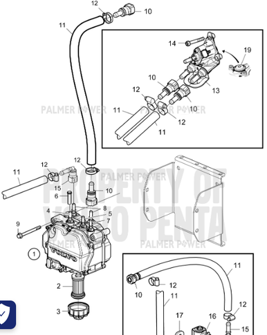 VOLVO PENTA 21376749 Connector | PalmerPower