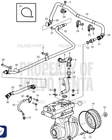 VOLVO PENTA 21380391 Connector | PalmerPower