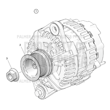 VOLVO PENTA 21454749 Pulley | PalmerPower