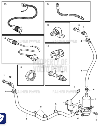 VOLVO PENTA 21489441 Connector | PalmerPower