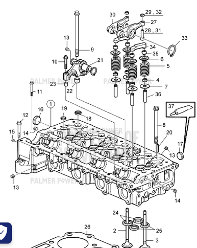 VOLVO PENTA 21528660 Valve Seat | PalmerPower