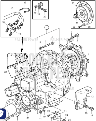 VOLVO PENTA 21532583 Flexible Coupling | PalmerPower