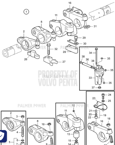 VOLVO PENTA 21596642 Control Valve | PalmerPower