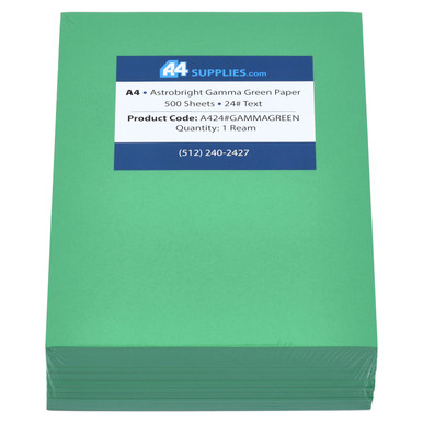 A4 Green Copy Paper By The Ream | Free Shipping On Orders Of $500
