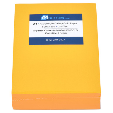 A4 Gold Copy Paper By The Ream | Free Shipping On Orders Of $500