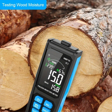 Wm710 Digital Wood Moisture Meter With Dual Display - Large Screen ...