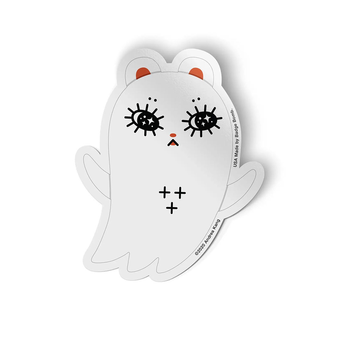 Little Shadow Ghost Sticker | Halloween Shop