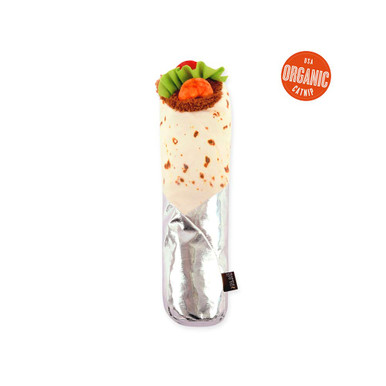 Shrimp Purrito Organic Catnip Cat Kicker Toy