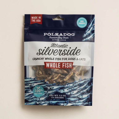 Atlantic Silverside Crunchy Whole Fish for Dogs and Cats