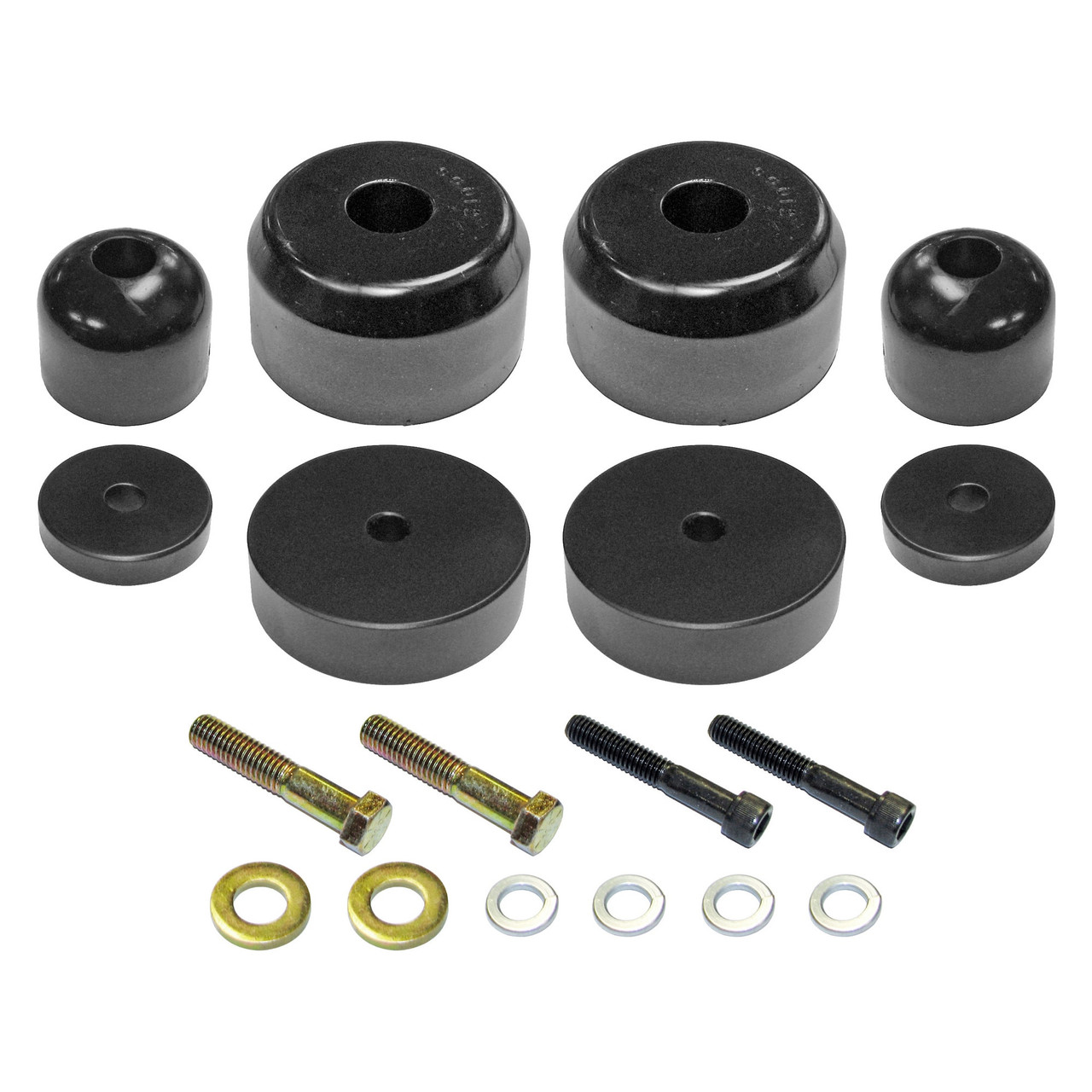 RockJock Jeep Cherokee XJ Front Bump Stop Kit