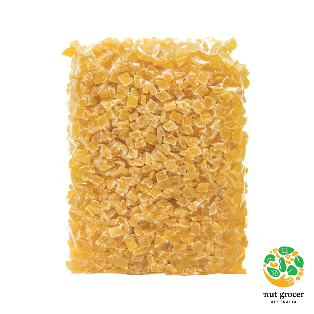 Buy Mango Diced - Dried Fruit Online | Nut Grocer Australia