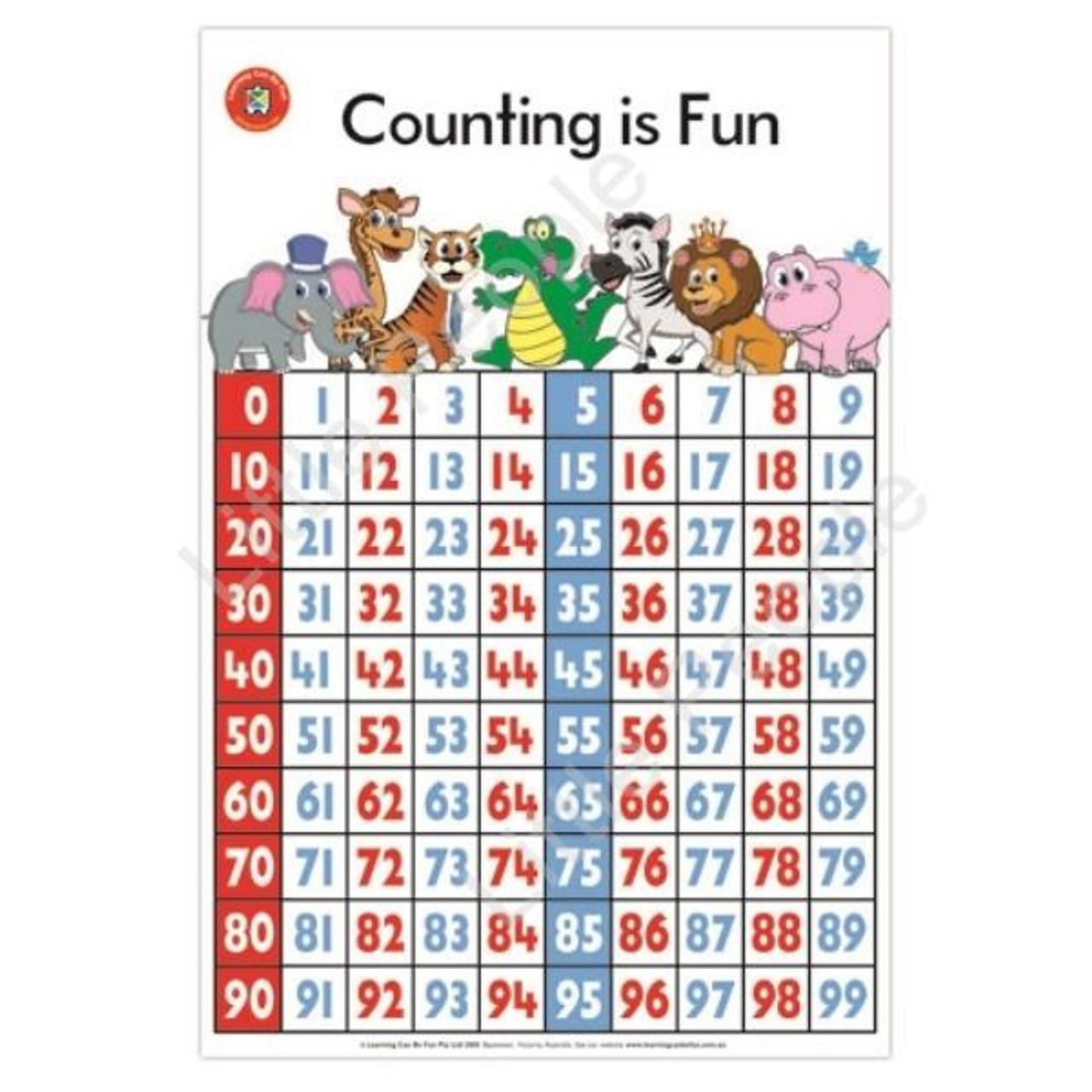 Counting Is Fun Poster LCIFN