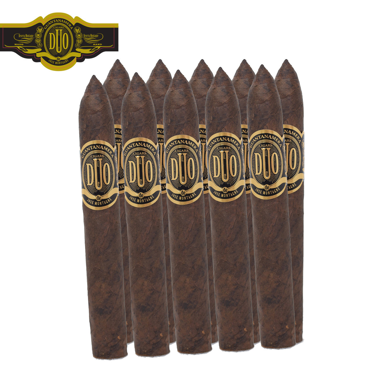 DUO Piramide Double Maduro 6 1/2 x 54 Cigar 10-Pack