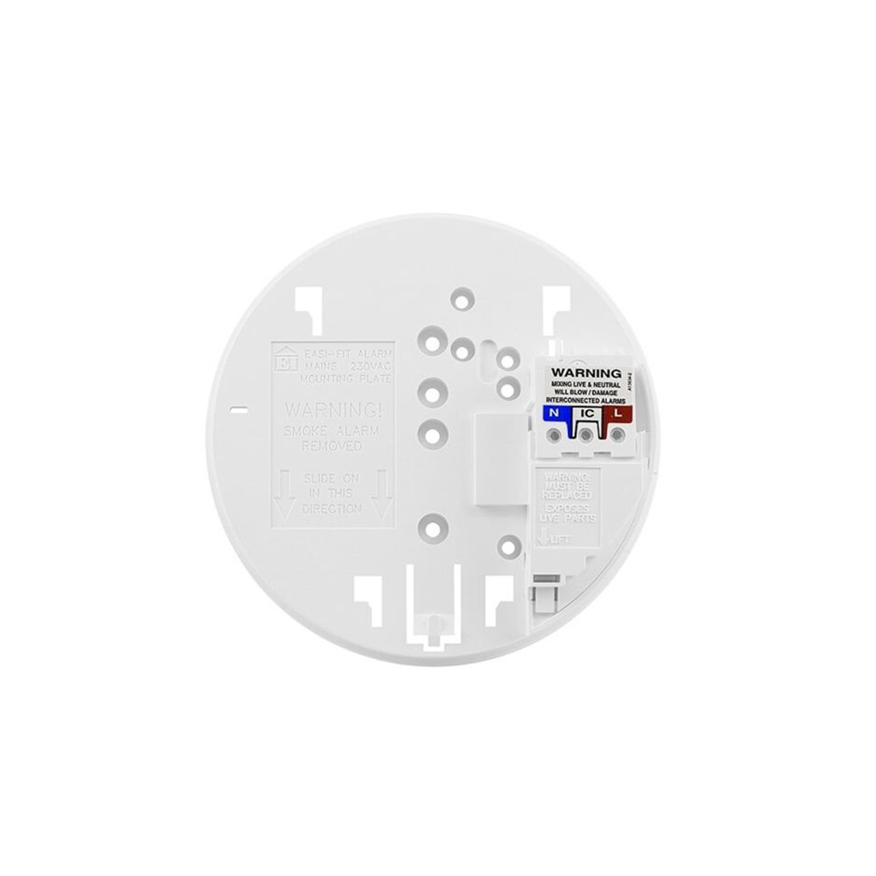 Easi-fit base for use with 140RC and 3000 Series Alarms - Videcon