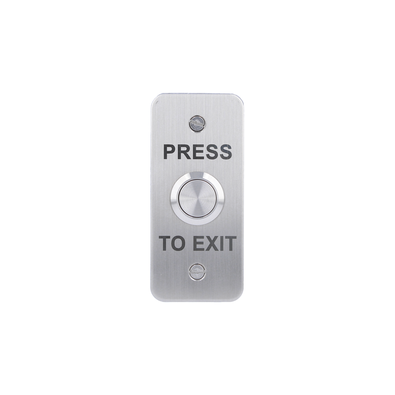 Stainless steel exit button, architrave, flush mount - Videcon