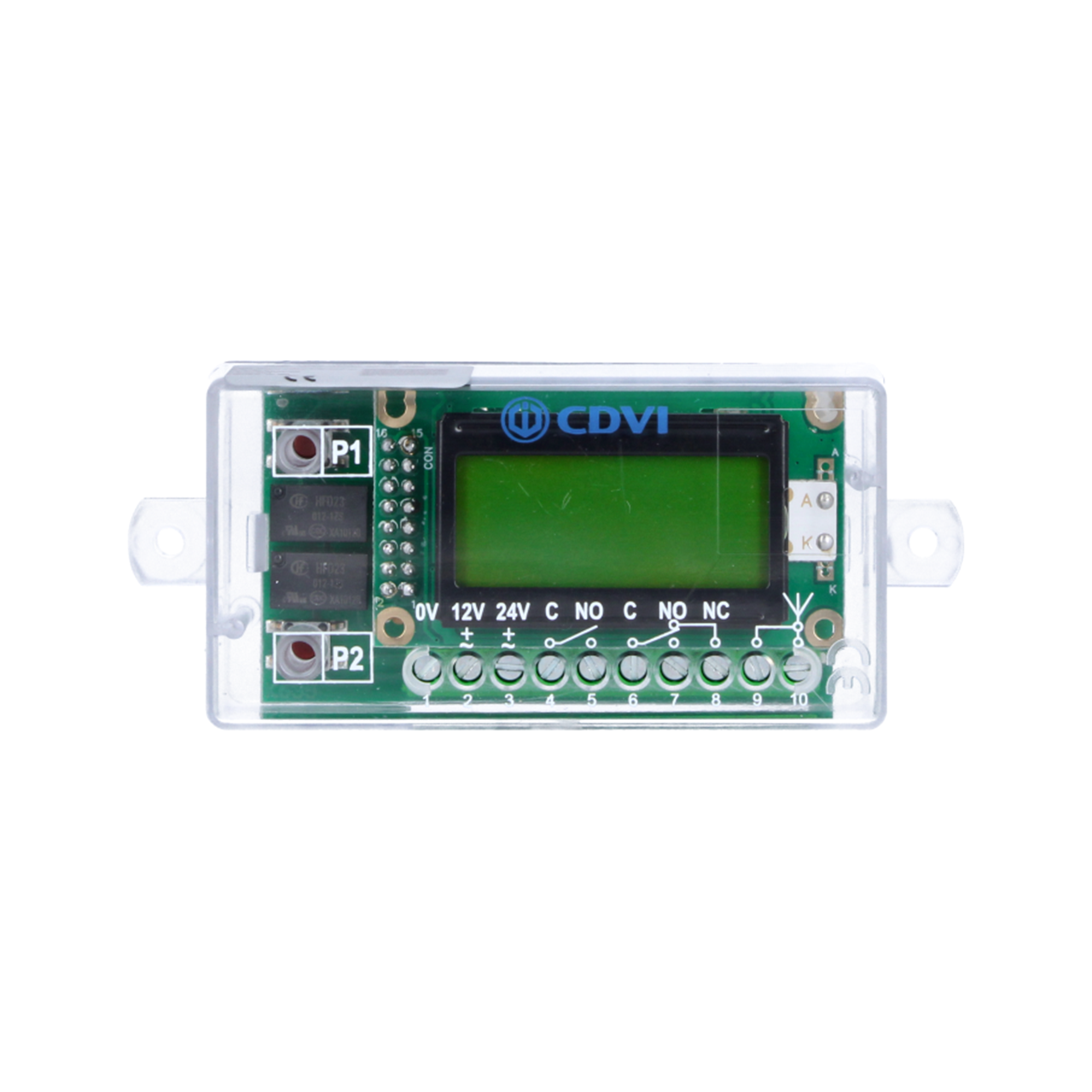 2-relay LCD display standard receiver - Videcon