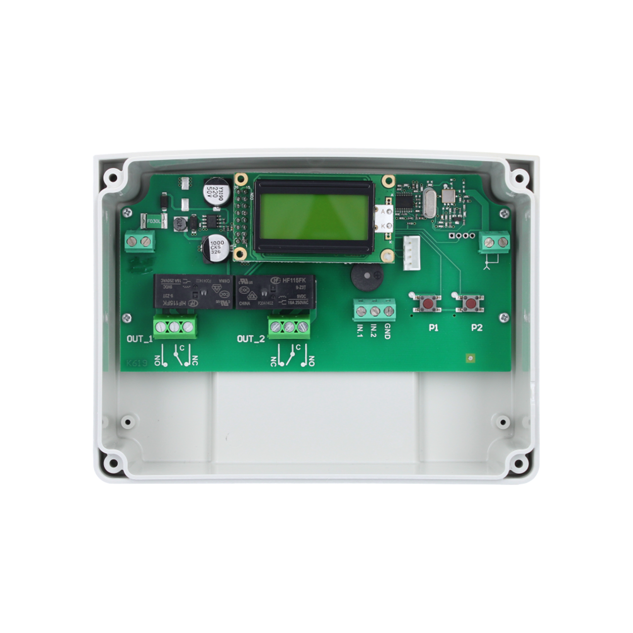 2-relay receiver, 12/24Vac/dc - Videcon