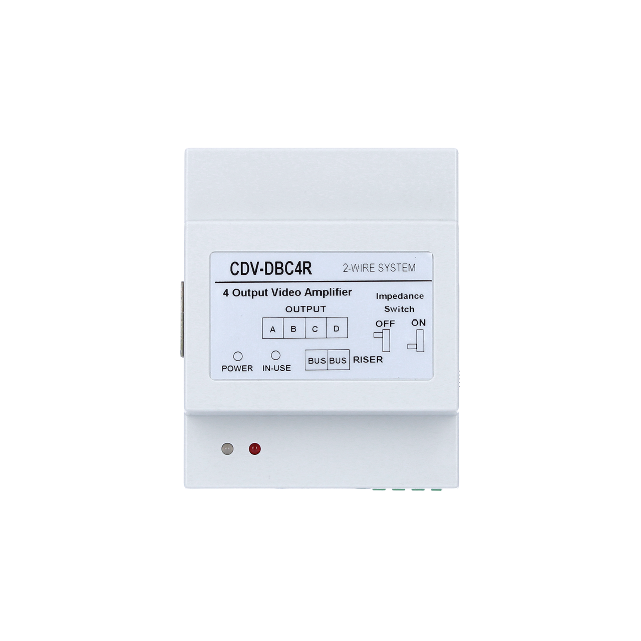 2EASY 2-Wire 4-way bus distributor for special applications - Videcon