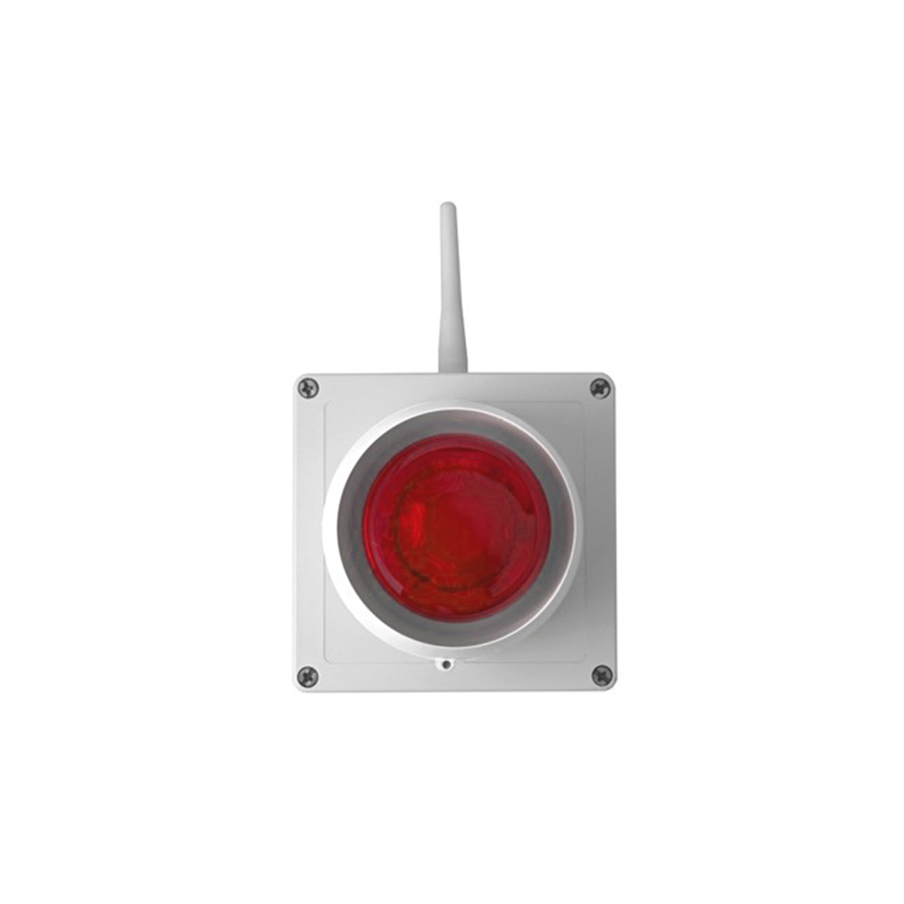 Internal call-point with sounder/beacon in red - Videcon