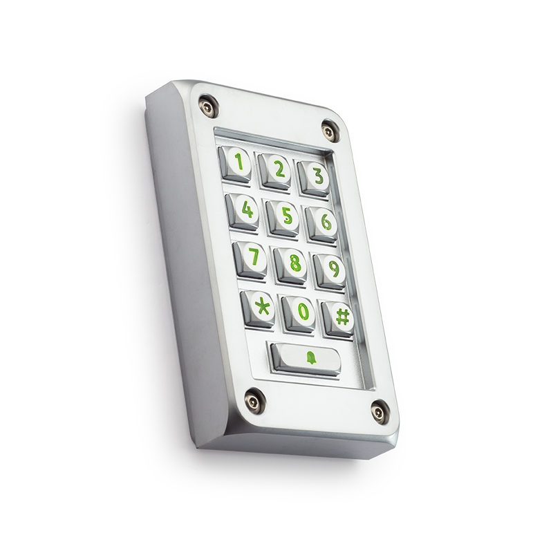 TOUCHLOCK keypad - Vandal resistant, metal - Videcon