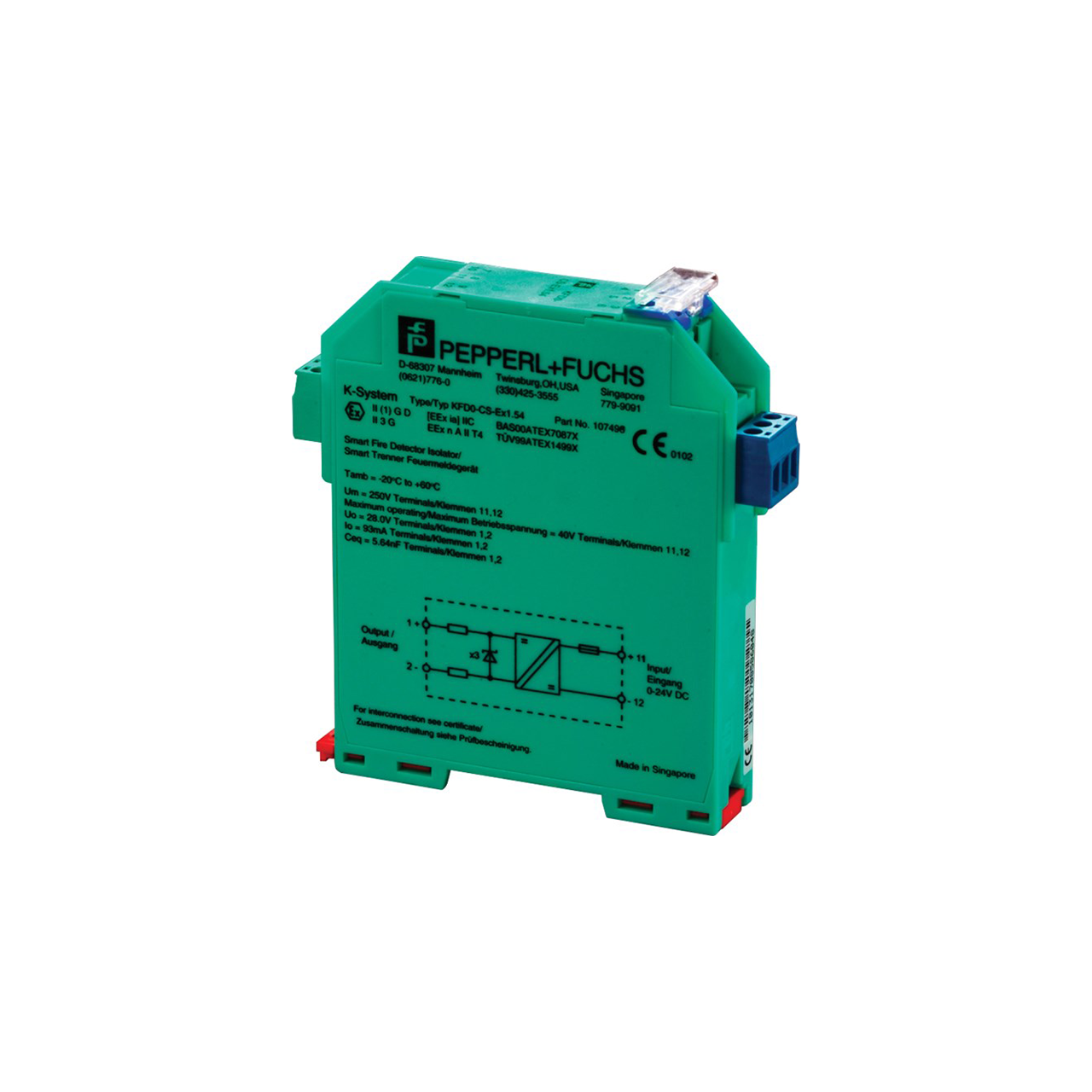 XP95 I.S. Galvanic Barrier - Videcon