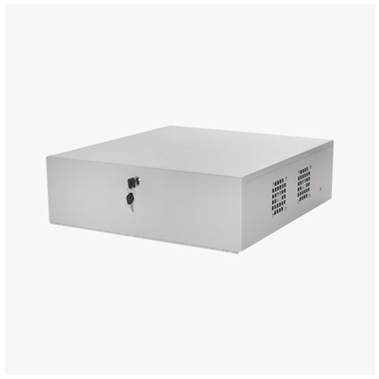 Lockable DVR Enclosure - (D)510 mm, (W)478 mm, (H)103 mm - Videcon