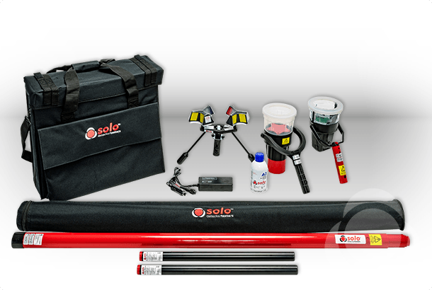 SOLO Smoke & Cordless Heat Test Set 6M - 2 Batteries - Videcon