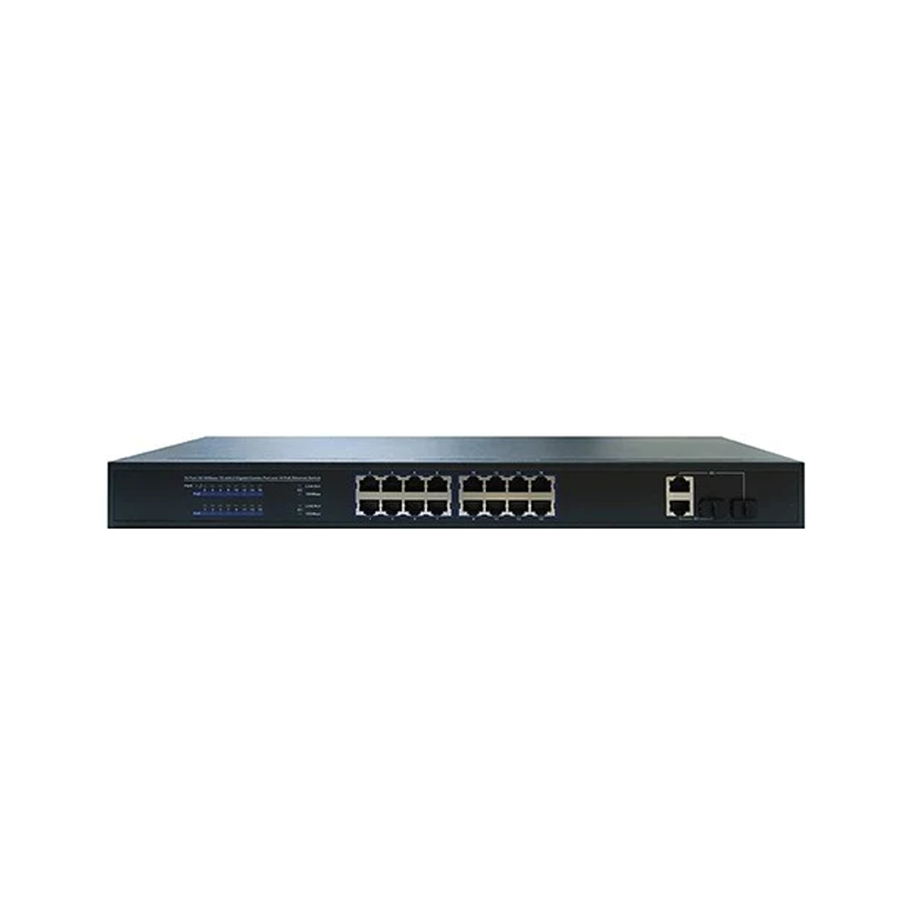 4 Channel: PoE+ Network Switch with 6 10/100Mbps RJ45 Ports - Videcon