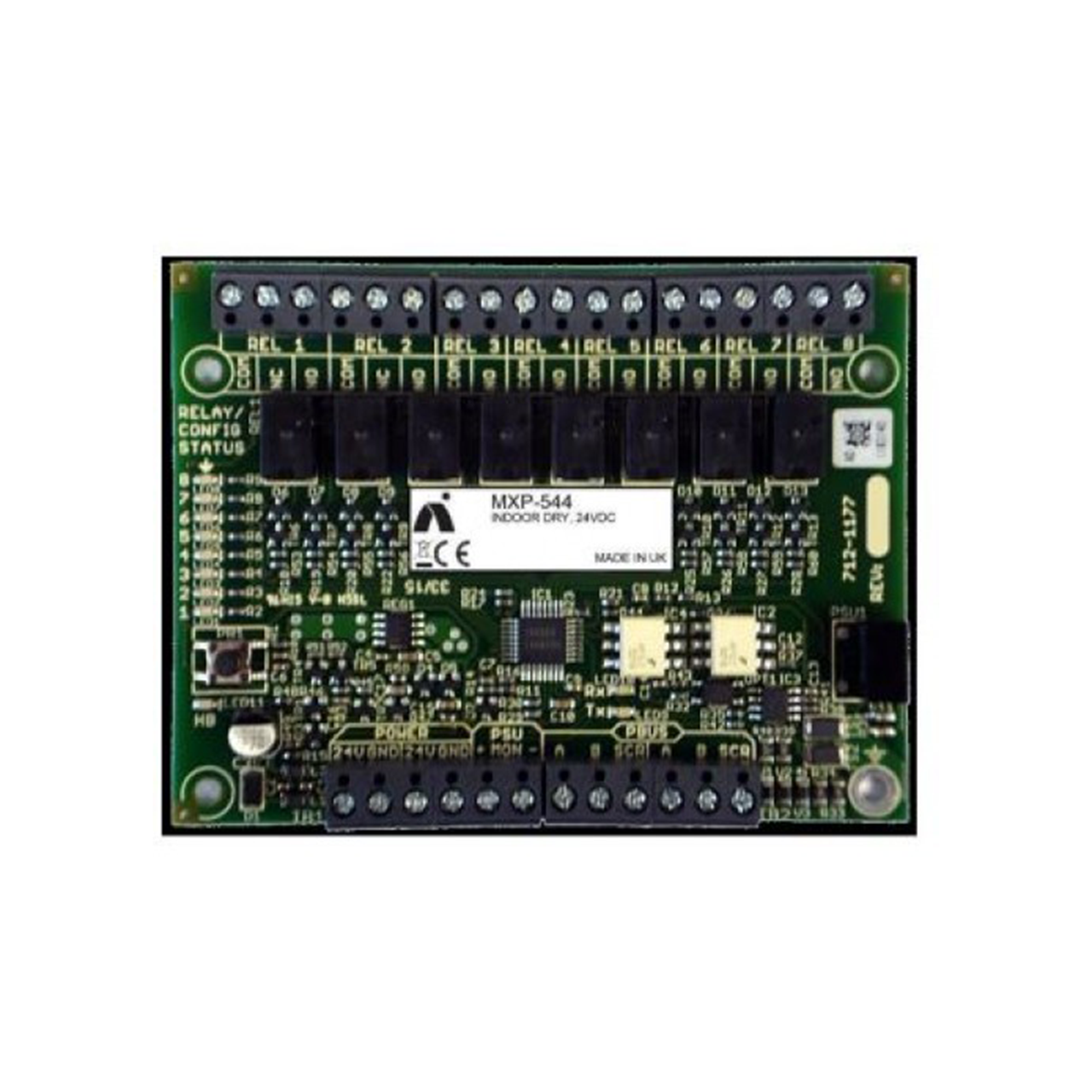P-BUS 8-way relay card - Videcon