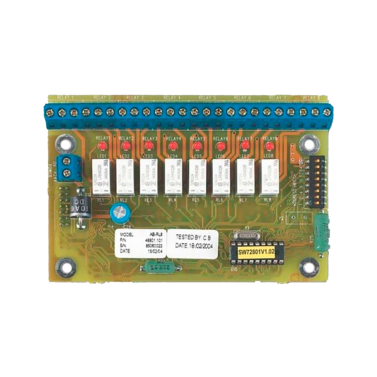 Ziton ZP3 8 way relay board - Videcon