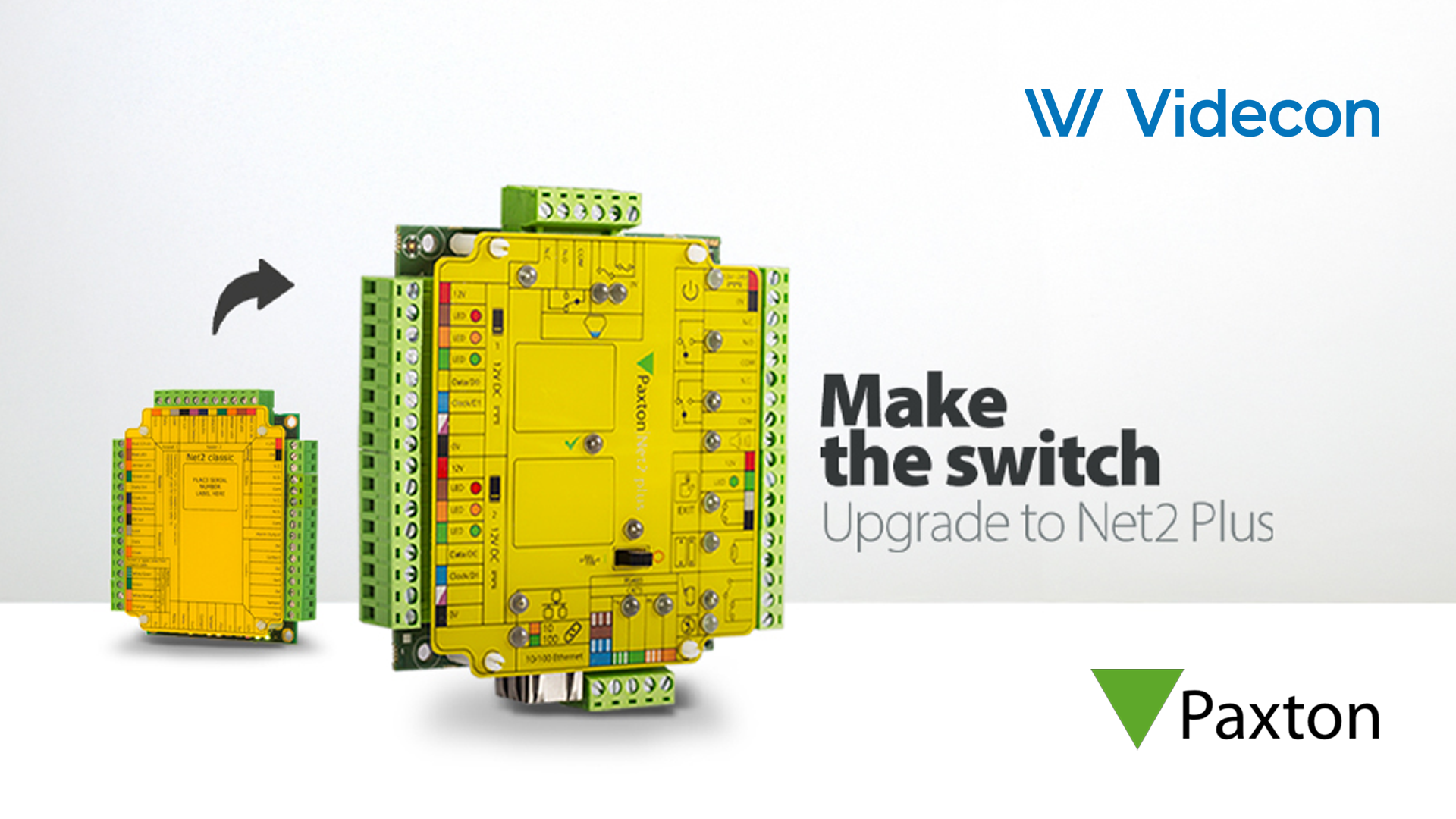 Paxton Net2 Plus | Make the switch - Videcon