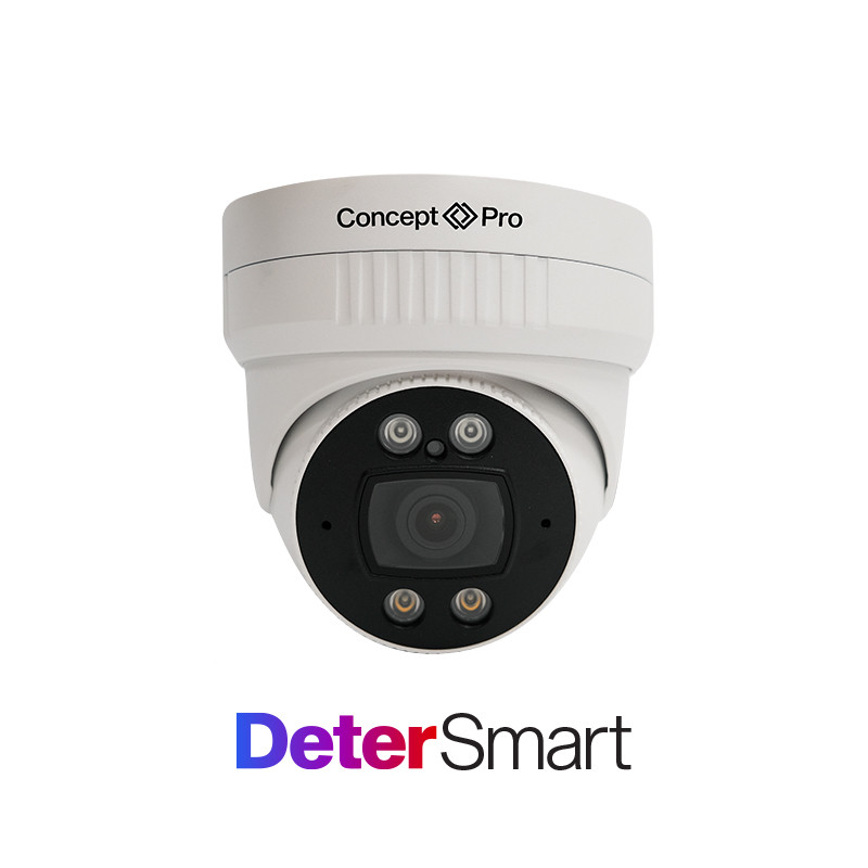 Concept Pro 5MP IP AI DeterSmart Fixed Lens Eyeball Camera - Videcon