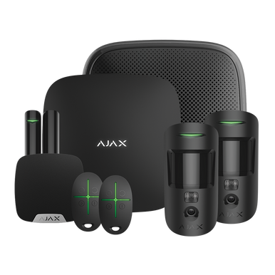 Ajax Kit 1 Cam House with keyfobs (8PD) - Videcon