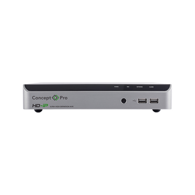 Concept Pro 4 Channel 8MP NVR with PoE - Videcon